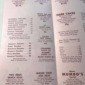 Sambo's | Other | 95s Sambos Menu Souvenir Menu California | Poshmark
